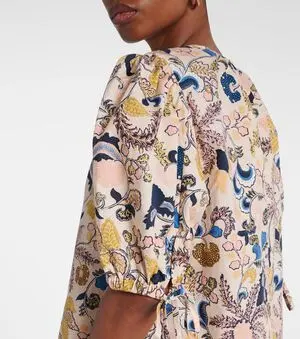 Ulla Johnson Coralie Floral Cotton Blouse