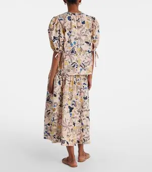 Ulla Johnson Coralie Floral Cotton Blouse