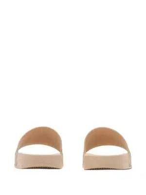 Burberry Check Print Slides - Neutrals