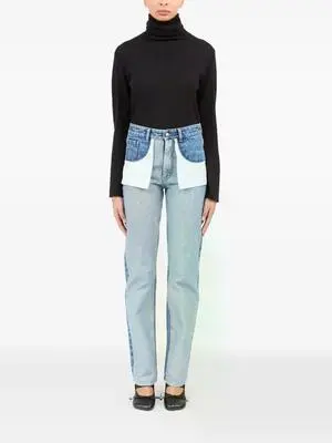 MAISON MARGIELA Layered Inside-out Seam Jeans
