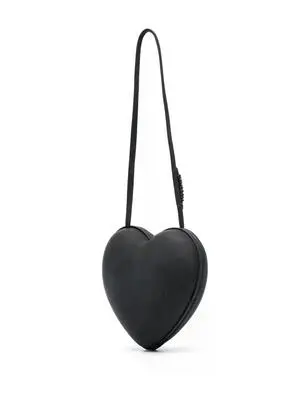 Moschino Heart-shaped Shoulder Bag - Black