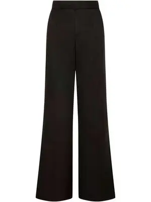 STUDIO TOMBOY Pressed-crease Palazzo Trousers - Black