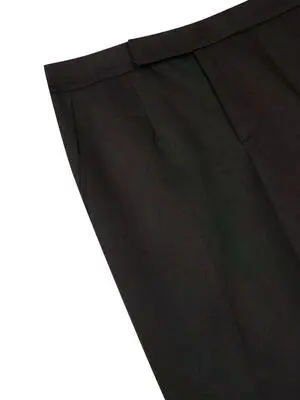 STUDIO TOMBOY Pressed-crease Palazzo Trousers - Black