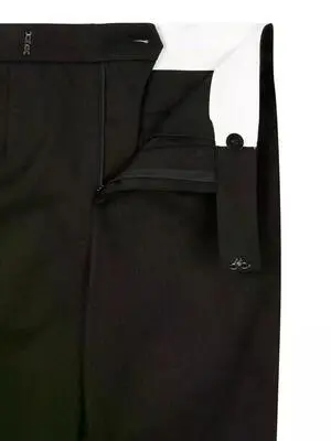 STUDIO TOMBOY Pressed-crease Palazzo Trousers - Black