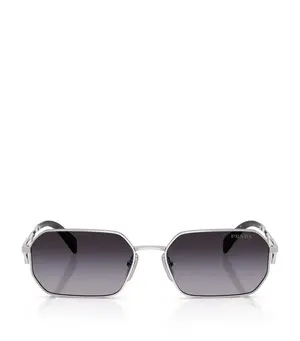 Prada Steel Pr A51s Sunglasses - Silver