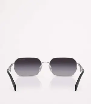 Prada Steel Pr A51s Sunglasses - Silver