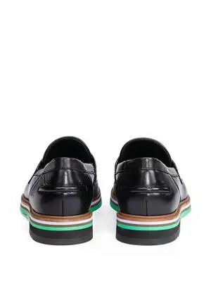 Lloyd Name' Leather Penny Loafers With Contrast Sole