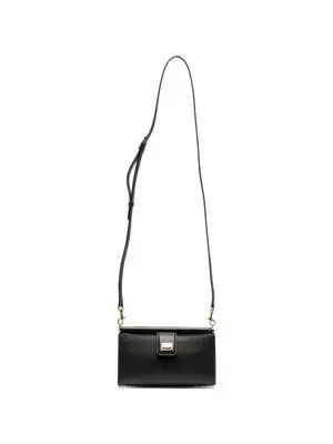 Dolce & Gabbana Plongé Calfskin Shoulder Bag - Black