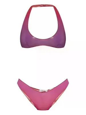 Oseree Ombré-detailing Bikini - Pink