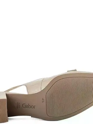 Gabor 70mm Jaconet Slingback Block Heel Pumps