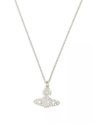 VIVIENNE WESTWOOD Grace Bas Relief Orb Pendant Necklace - Silver