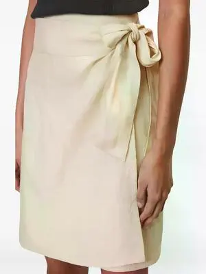 Marc O'polo Wrap-style Mini Skirt With Side Tie Detail