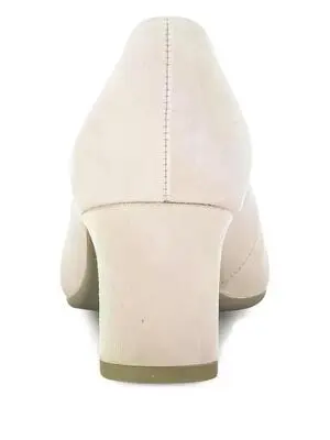 Gabor Chain-embellished Block Heel Pumps - Neutrals