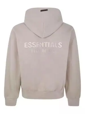 Fear Of God Logo-motif Hoodie - Neutrals