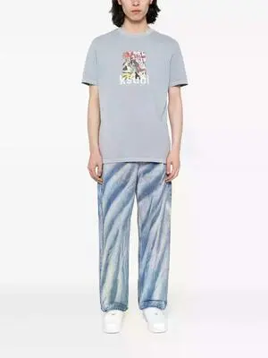 Ksubi Striped Straight-leg Jeans