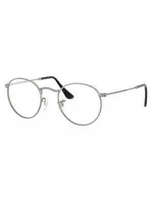 Ray-ban Round-frame Eyeglasses - Silver