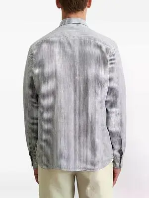 Marc O'polo Striped Button-up Shirt - Grey