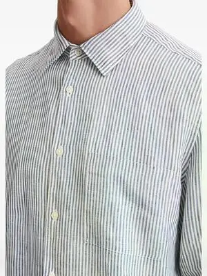 Marc O'polo Striped Button-up Shirt - Grey