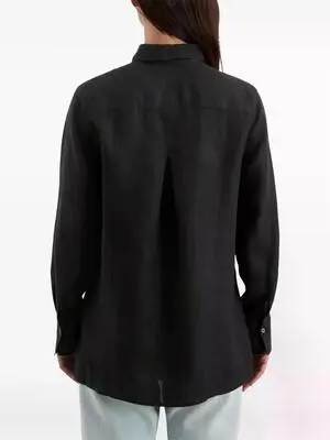 Marc O'polo Button-down Linen Shirt - Black