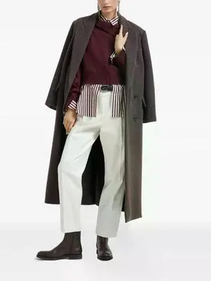 Brunello Cucinelli Cashmere Sweater With Button Detail