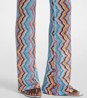 Missoni Zigzag High-rise Flared Pants