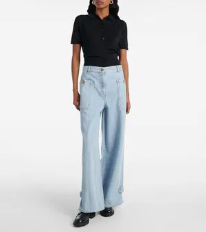 Max Mara High-rise Wide-leg Jeans