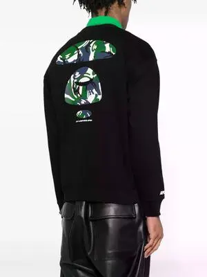 AAPE BY *A BATHING APE Crew Neck Sweatshirt - Black