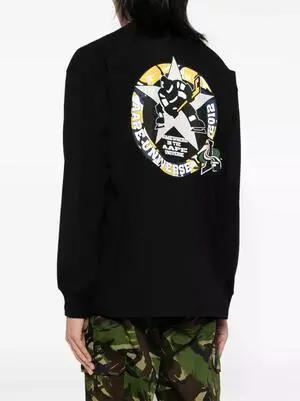 AAPE BY *A BATHING APE Logo-print Long-sleeved T-shirt