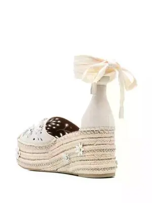 Kurt Geiger 80mm Floral Espadrilles