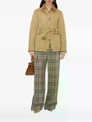 Burberry Quilted Belted Jacket