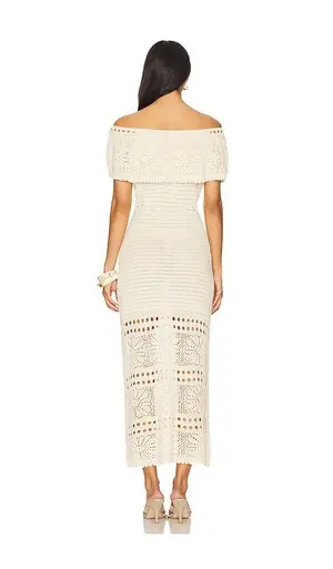 Line & Dot Wilda Crochet Sweater Dress