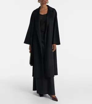 Max Mara Ludmilla Cashmere Coat - Black