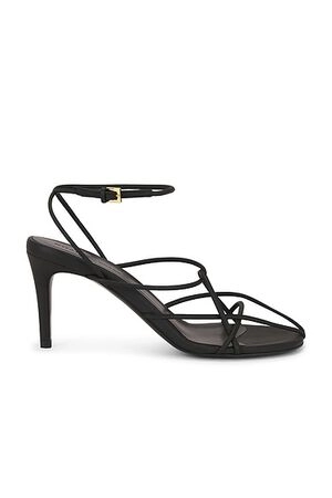 Khaite Loulou Strappy Stiletto Sandals - Black