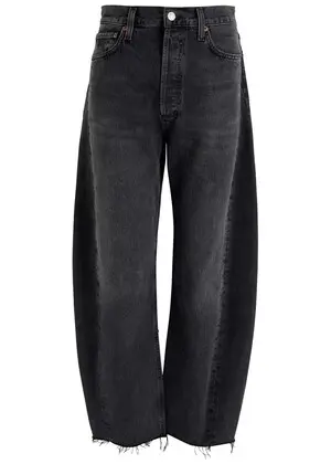 AGOLDE Luna Barrel-leg Jeans In Possess Wash - Black