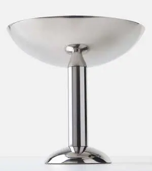 LOUISE ROE Tall Stainless Steel Champagne Coupe Glass