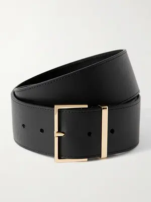 THE FRANKIE SHOP Evro Leather Belt - Black
