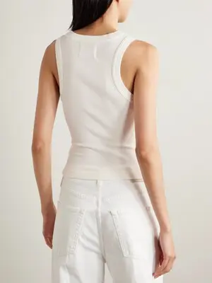 Citizens Of Humanity Caralyn Ribbed Jersey Tank - Neutrals