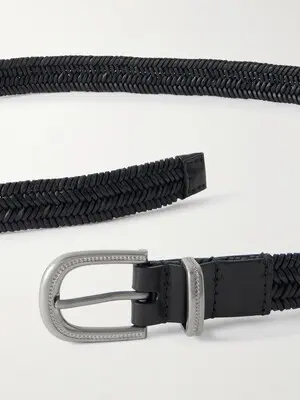 Brunello Cucinelli Woven Leather Belt