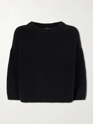 Khaite Sabina Cashmere Sweater - Black
