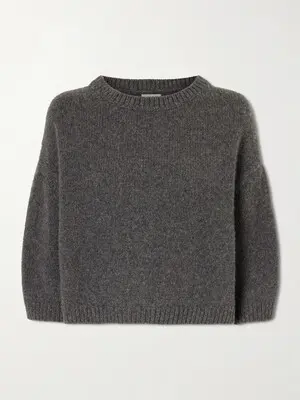 Khaite Sabina Cashmere Sweater - Gray