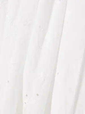 Staud Procida Broderie Anglaise Cotton Maxi Skirt