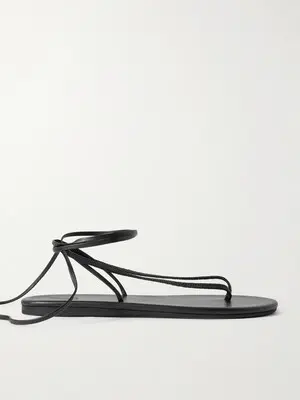 ANCIENT GREEK SANDALS Sfendoni Sandals - Black