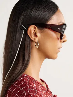 JACQUES MARIE MAGE Barclay Aviator Sunglasses - Brown
