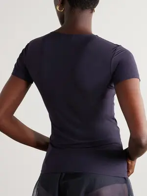 JIL SANDER Stretch-jersey T-shirt - Blue