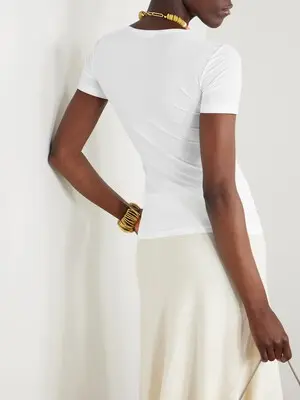 JIL SANDER Stretch-jersey T-shirt - Neutrals