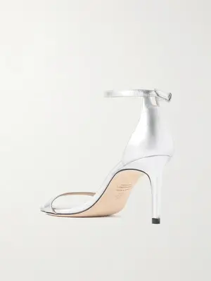STUART WEITZMAN Metallic Leather Sandals