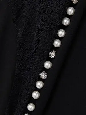 Givenchy Embellished Silk-satin, Silk-chiffon And Silk-lace Gown