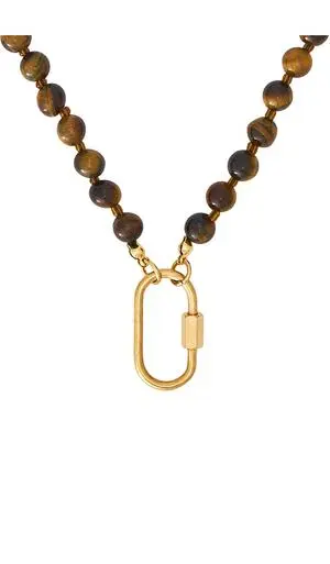 PETIT MOMENTS Beaded Carabiner Necklace