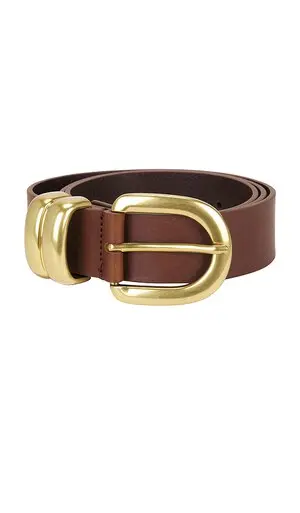 BY MALENE BIRGER Zoira Leather Belt - Brown