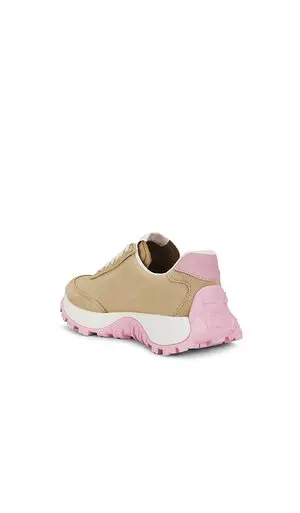 Camper Drift Trail Nubuck Leather Lace-up Sneakers - Brown